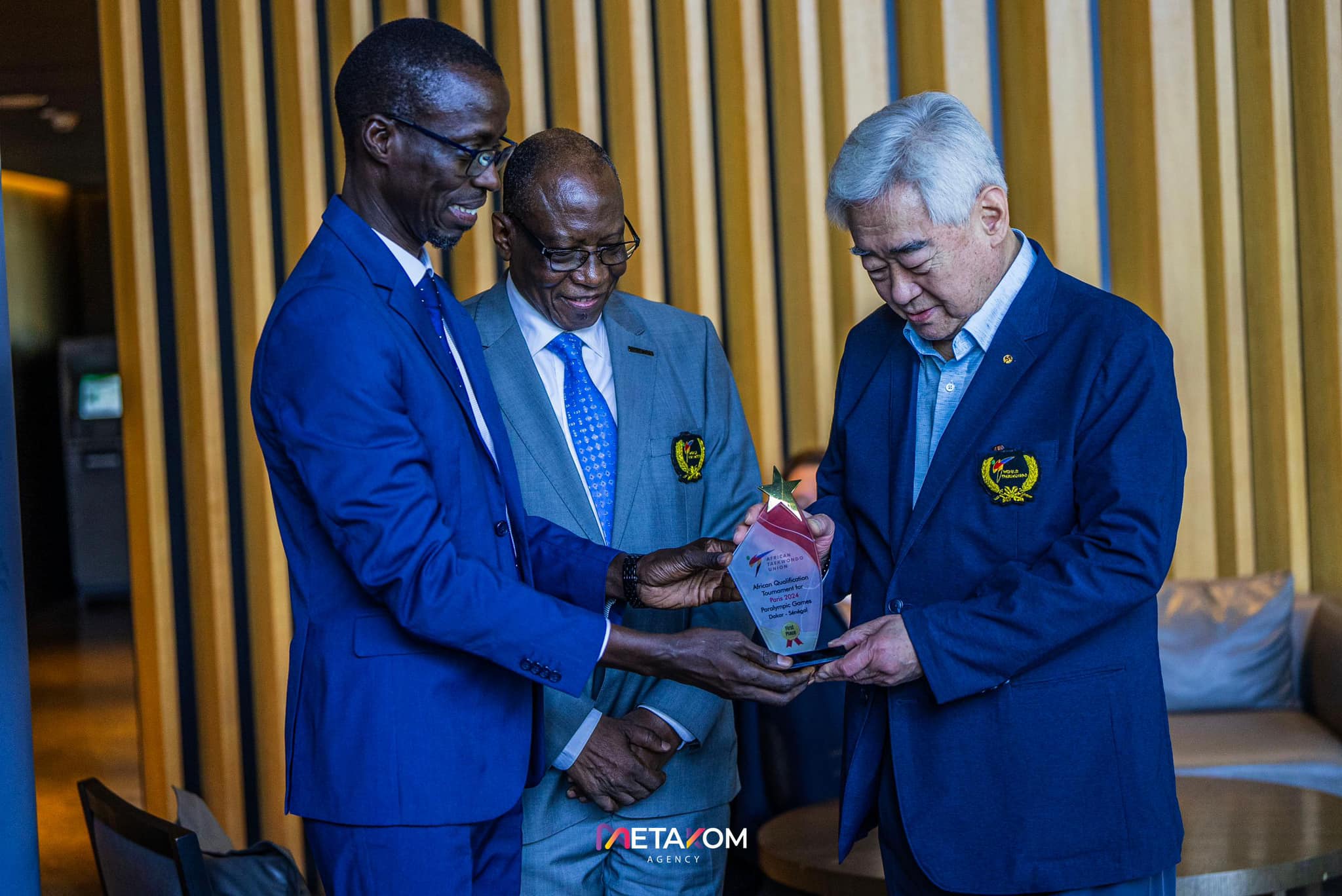 Dr Chungwon CHOUE met with the presidents of the African taekwondo ...