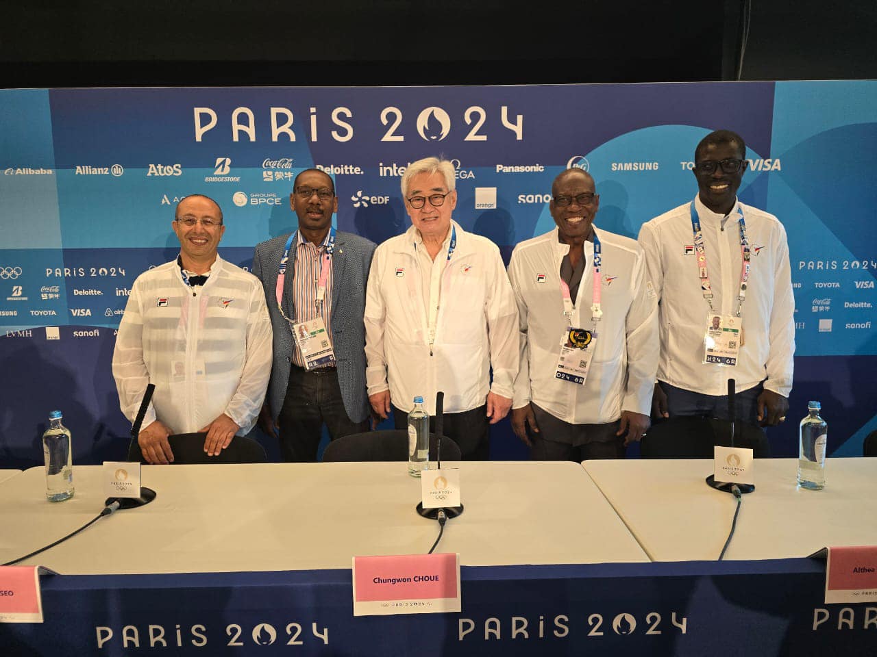 Paris-2024: President Dr. Choue with the African Taekwondo Union ...