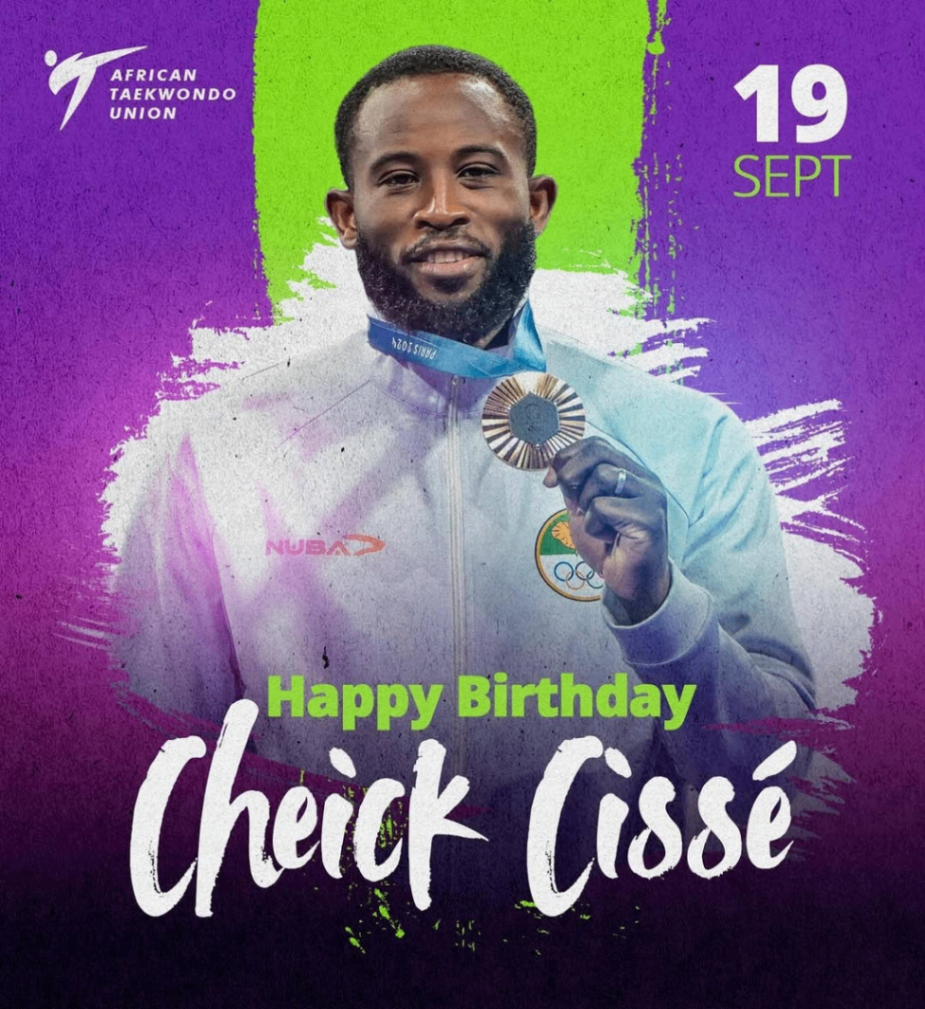 Happy birthday Cheikh CISSE | African Taekwondo Union (AFTU)